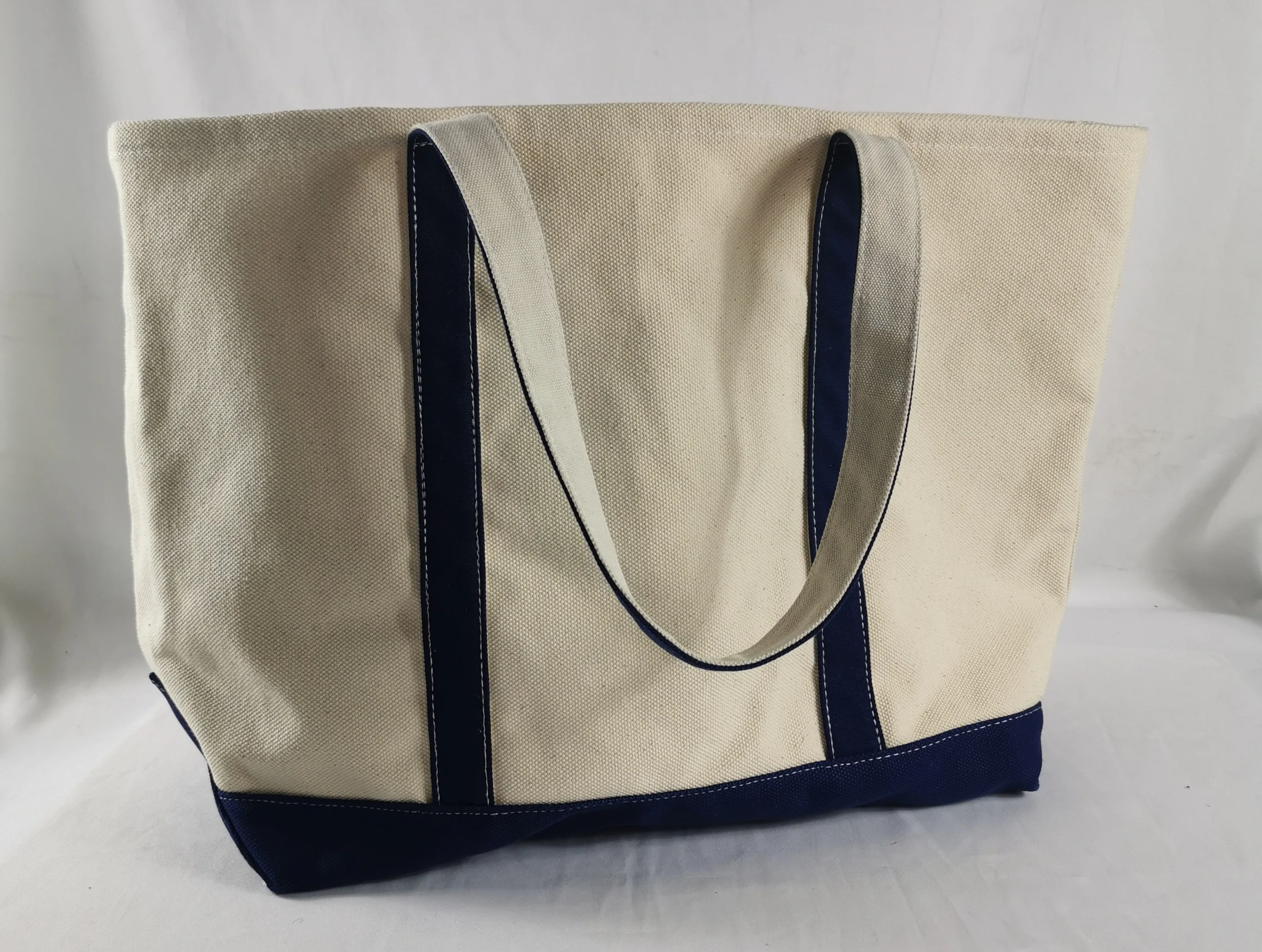 Open Top 100% Canvas Tote Handbag Mini to Large Oversized Groceries ...