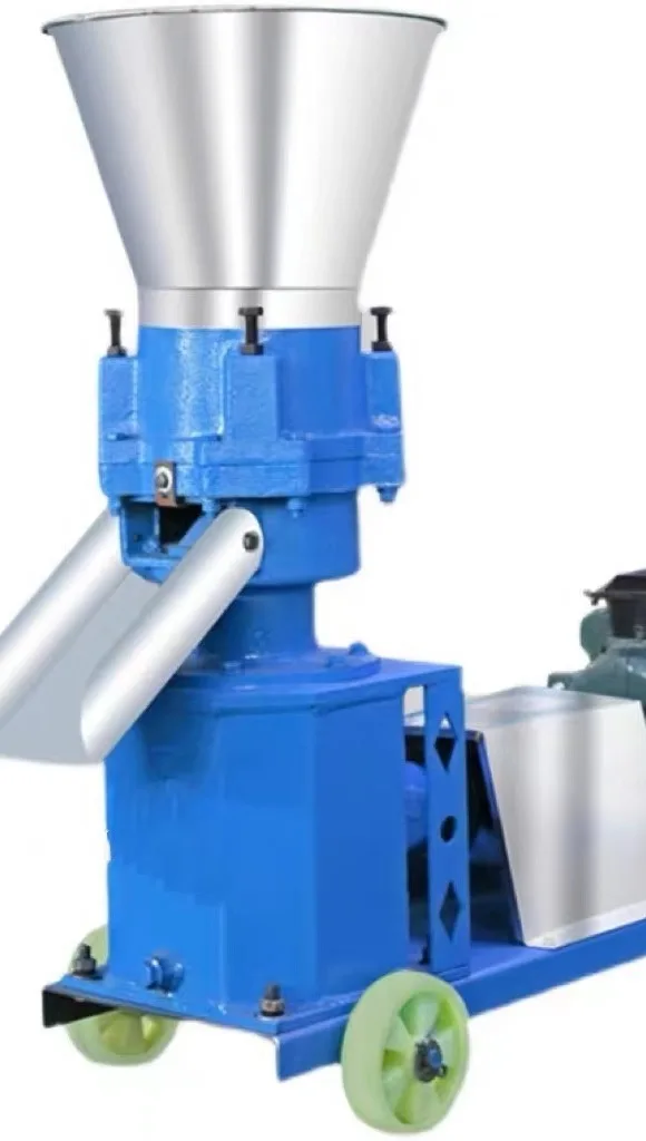 Gasoline Engine/motor Process Pellets Machine Chicken Feed Rice Bran ...