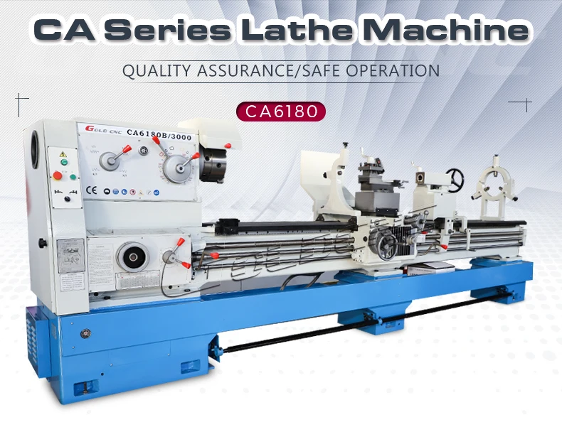 Best Metal Precision Lathe Machine Ca6180 Heavy Duty Mechanical Lathe - Buy Metal Precision ...