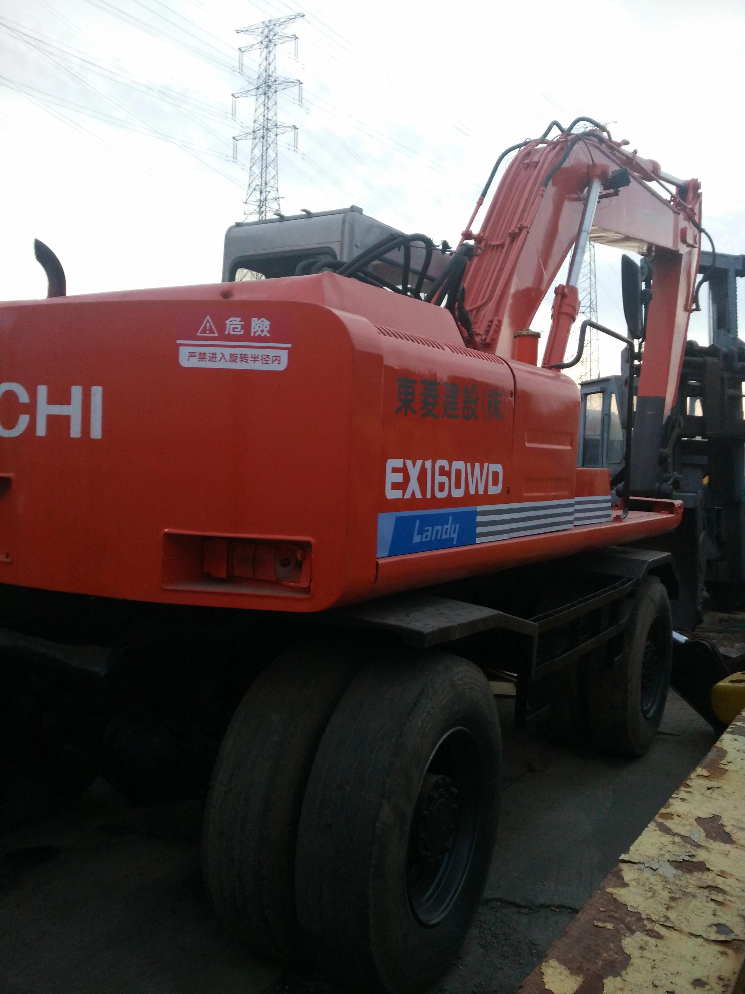 10 Ton Japan Original Used Hitachi Excavator Wheel Excavator Second ...