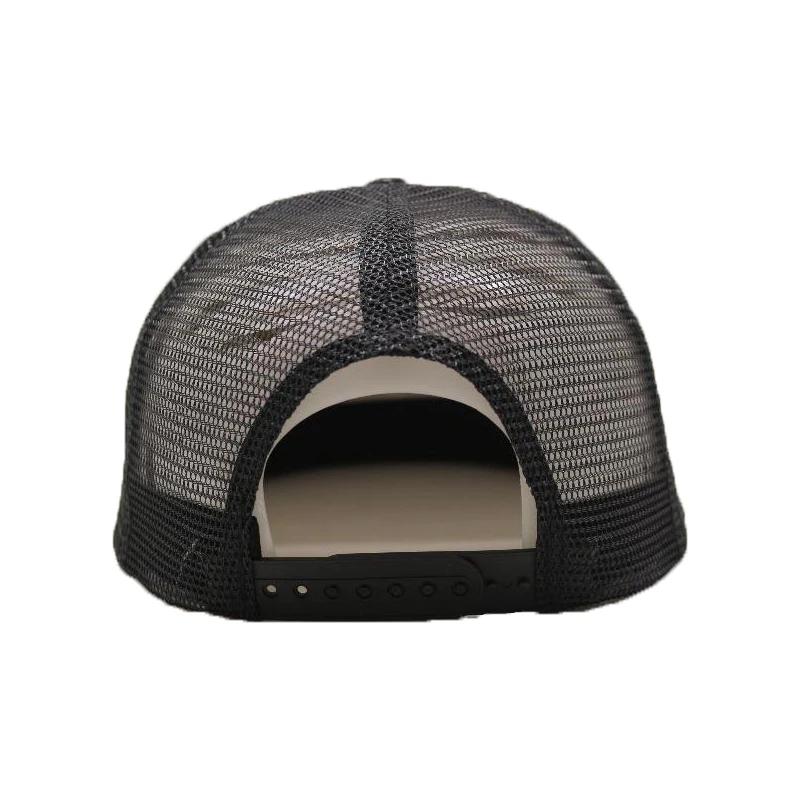 New Design Two Tone Flat Brim Snapback Mesh Hat Unisex Gender Trucker ...