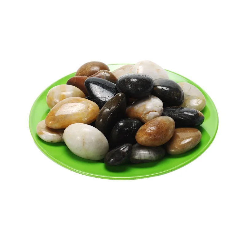 Boutique Pebble Garden Landscape Paving Fish Tank Landscape Colorful ...