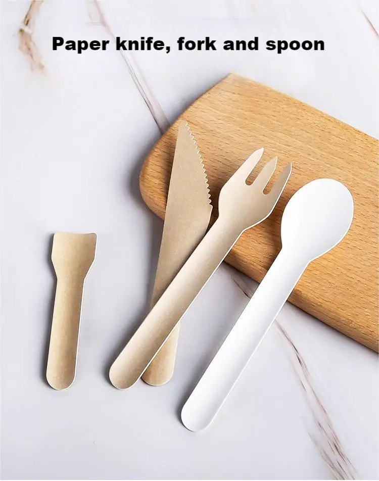 Biodegradable Compostable Sugarcane Bagasse Paper Cutlery Fiber Pulp ...