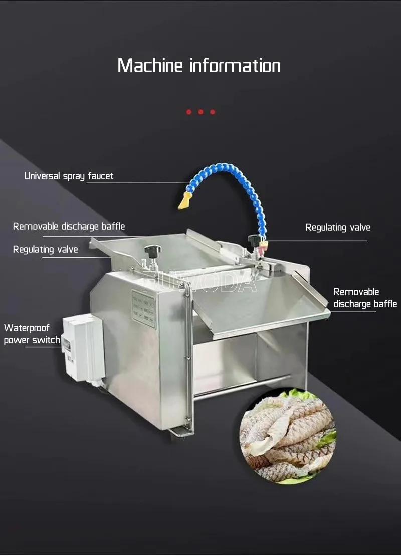 Tilapia Skin Peeling Machine Fish Skin Separator Machine Removing Fish ...