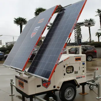 Mpmc Mobile Led Solar Light Tower Commercial And Industrial Solar Light ...
