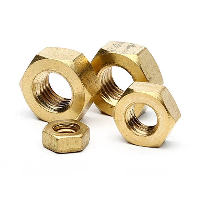 DIN934 A2 70 Hex Nut A194 2h Stainless Steel with Plain Carbon Steel ...