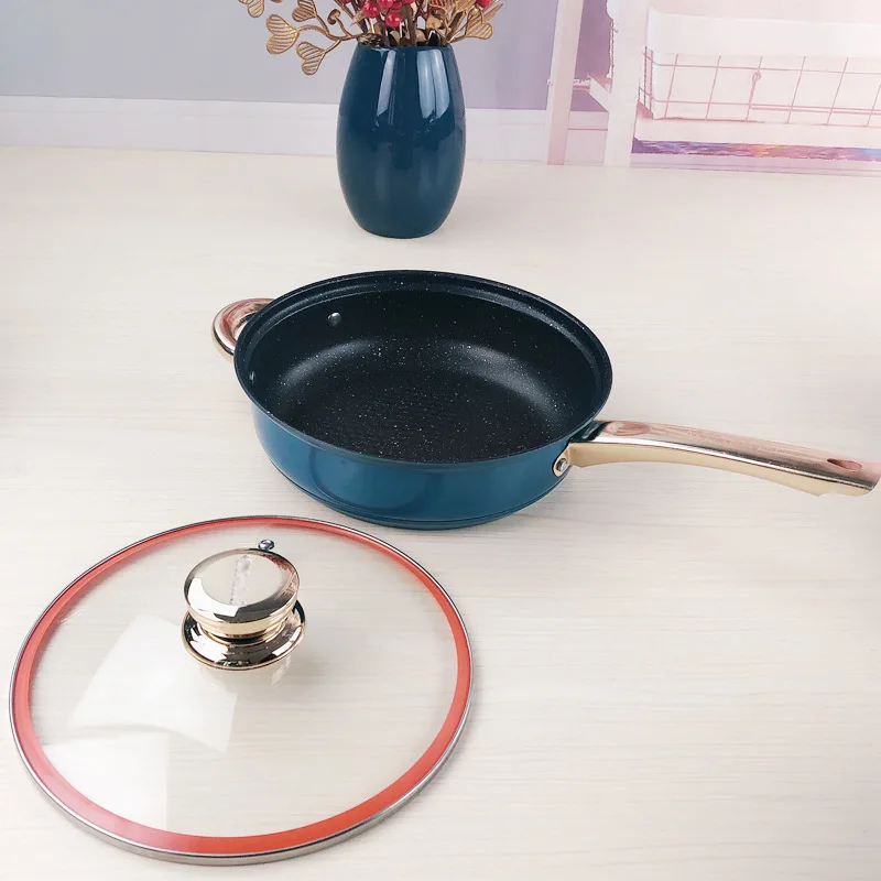 Color Cookware Non Stick Cookware Sets 12pcs Stainless Steel Cooking ...