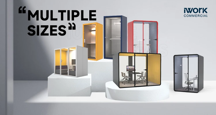 Modular Sound Proof Phone Booth Noise Isolation Cabin Soundproof Office ...