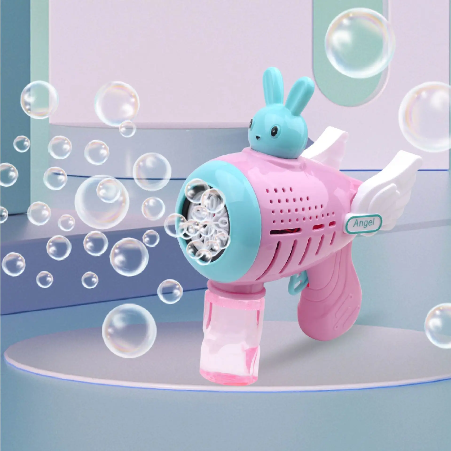 Fully Automatic Handheld Kids Electric Bubble Gun Machine Summer ...