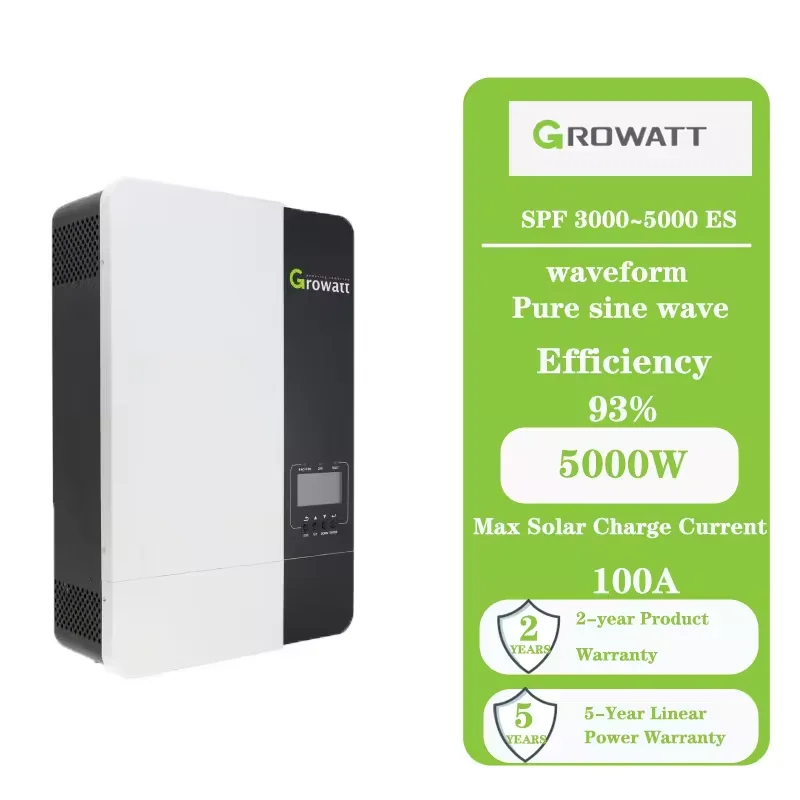 Growatt SPF 3000-5000 ES - Efficient Solar Energy Inverter