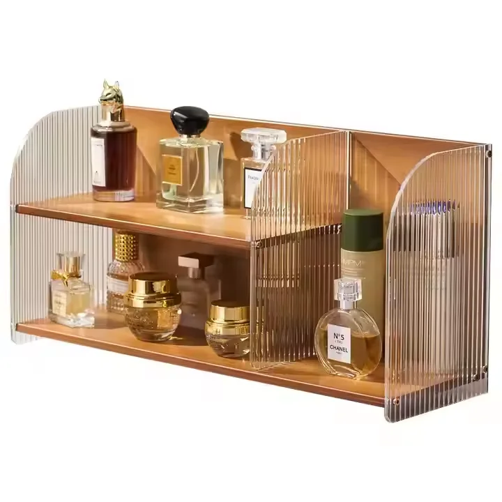 Custom Durable Modern Acrylic Picture Display Racks Effective Cosmetics ...