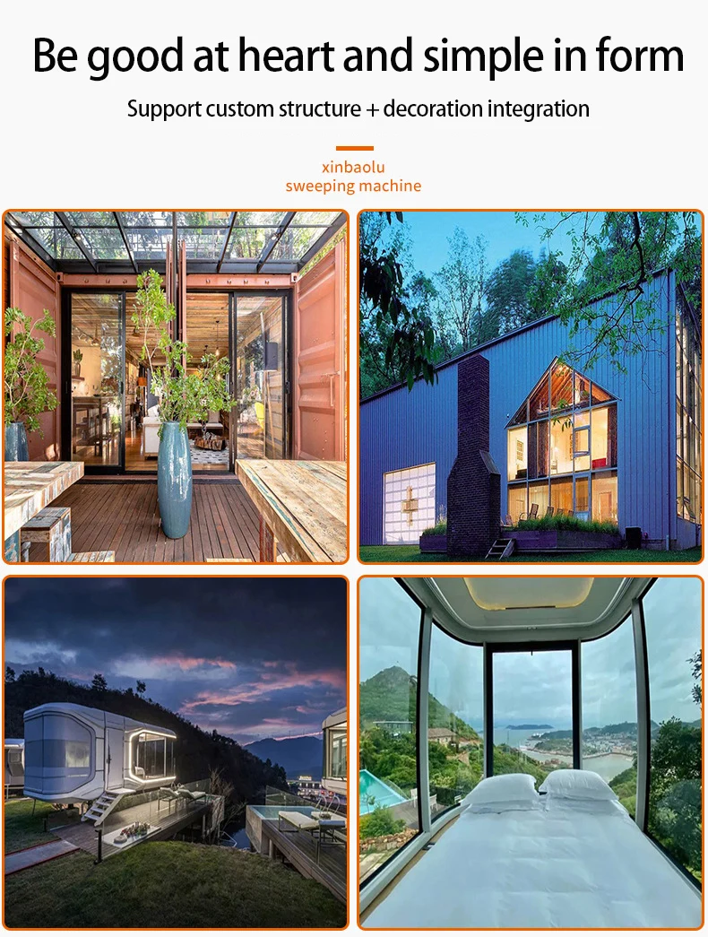 Prefabricated House Pod Prefab Capsule Hotel Room Sleeping Apple Pod ...