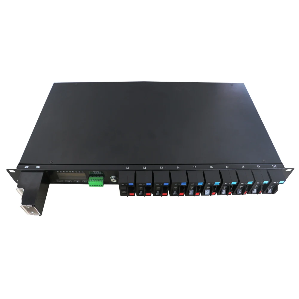 10-channel Dcdu Rack-mounted Dc Power Distribution Unit For Telecom ...