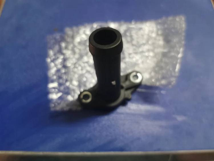 03h121144a 03h121145a Coolant Inlet Flange Water Pump Fitting Tube For ...