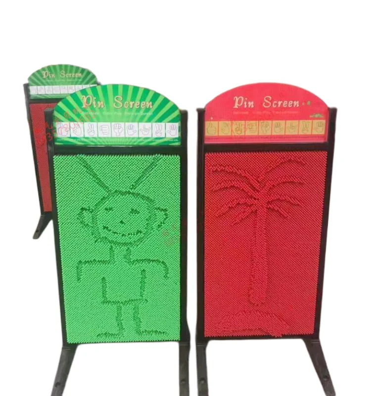 Hot Blue Green Red Yellow Kid Pin Screen Toy - Educational