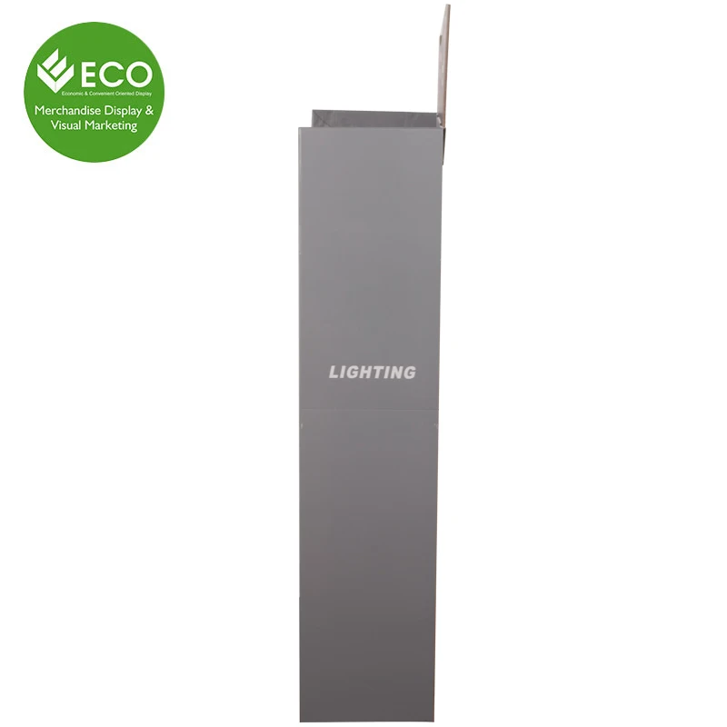 Custom Portable Bulb Display Stand Corrugated Cardboard Display Racks ...