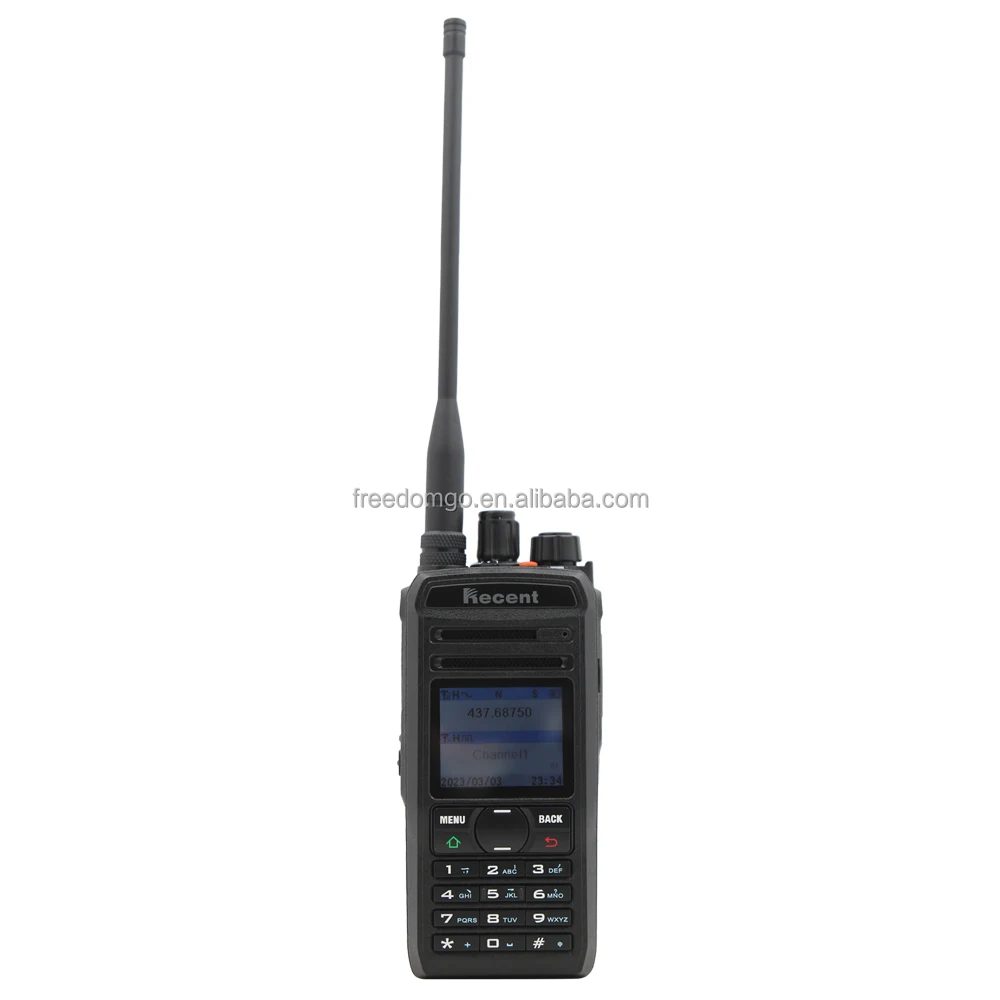 RECENT RS-569D Portable DMR UHF/VHF 136-174mhz &400-470MHZ Dual Band 5W ...