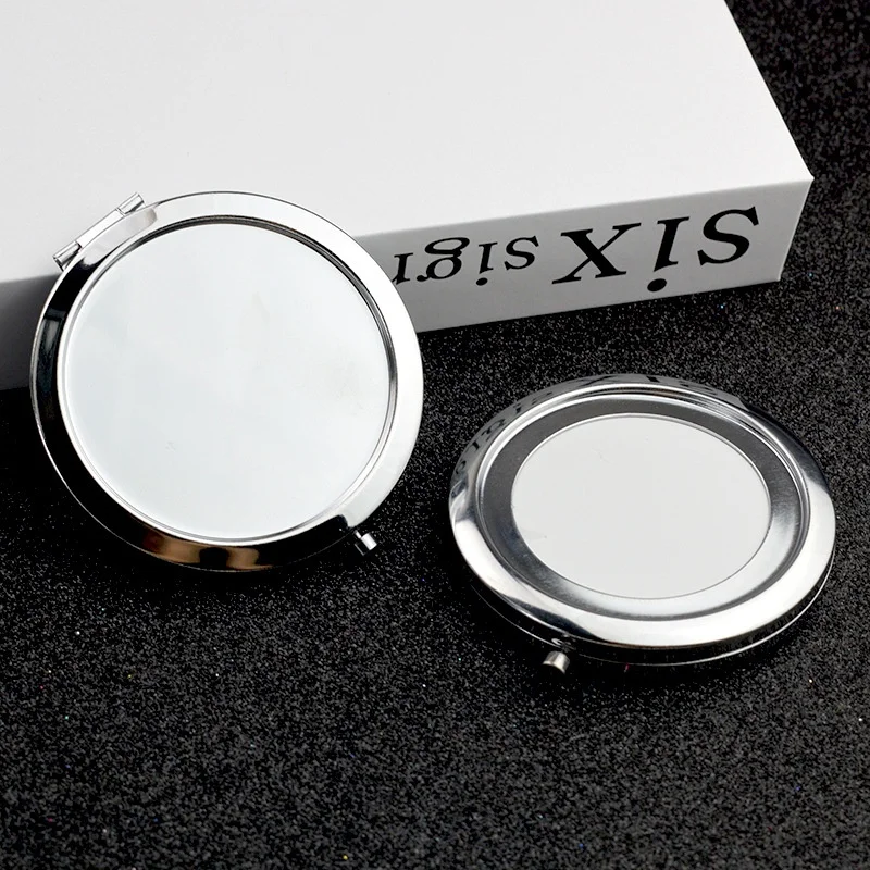 Portable 2x Magnification Hollywood Style Folded Compact Rose Gold ...