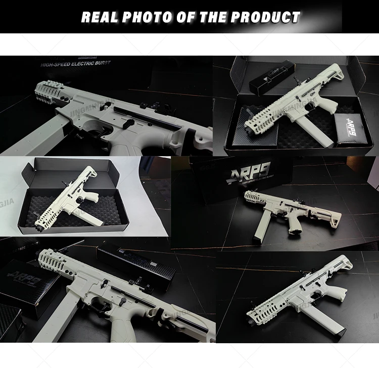 Fully Automatic Gel Water Gun Uzi Arp9 M4 Ammo Orbie Electric Splatter ...