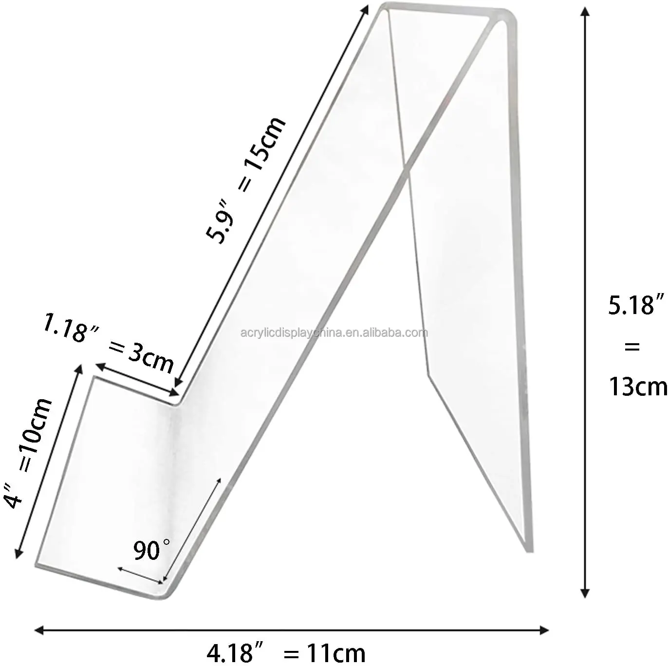 Transparent Acrylic Display Easel,Transparent Tablet Stand,Display ...