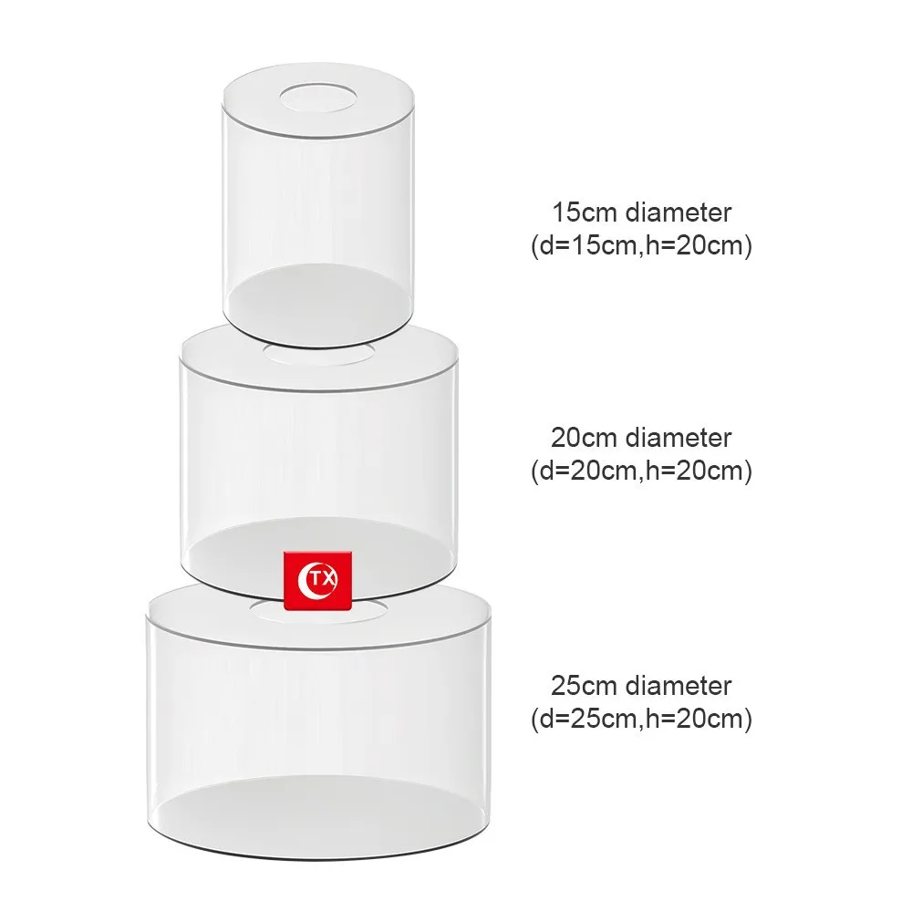 Clear Acrylic Cake Separator Stand - Fillable Dessert Display Pedestal ...