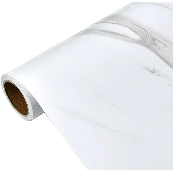 Udk White Granite Marble Stone Waterproof Wall Sticker Self Adhesive ...