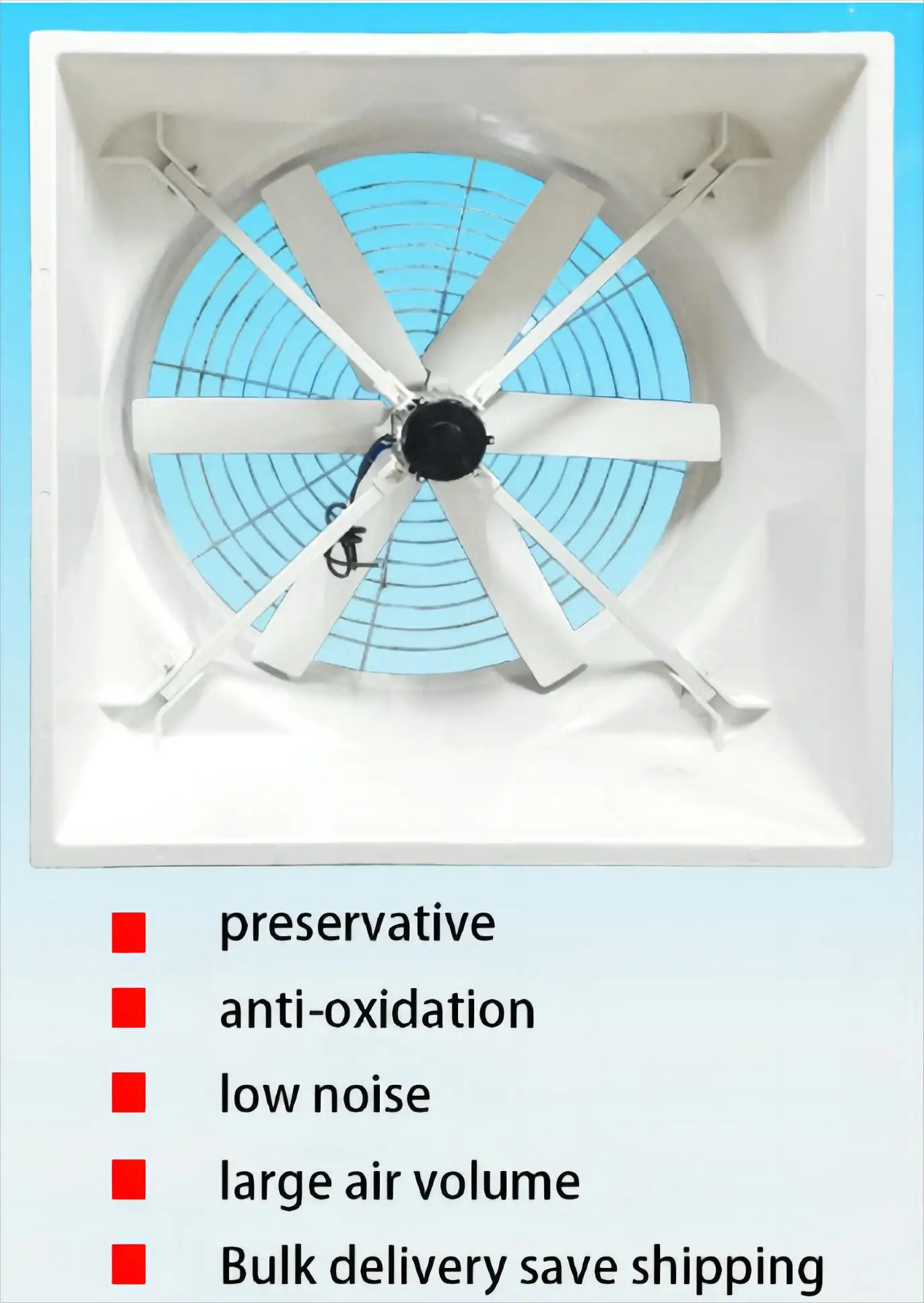 Fiberglass Ventilation Direct Drive Frp Cone Fans Greenhouse Fiber ...