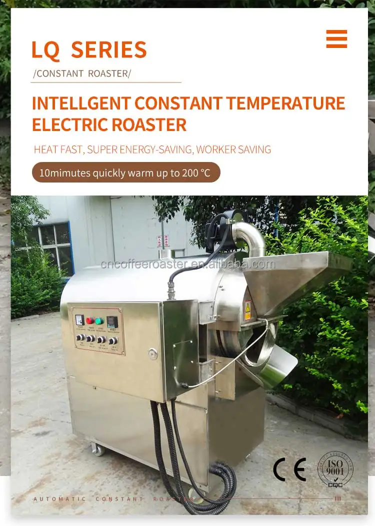 Commercial Cacao Beans Roaster Machine - Semi-Automatic Cocoa Bean ...