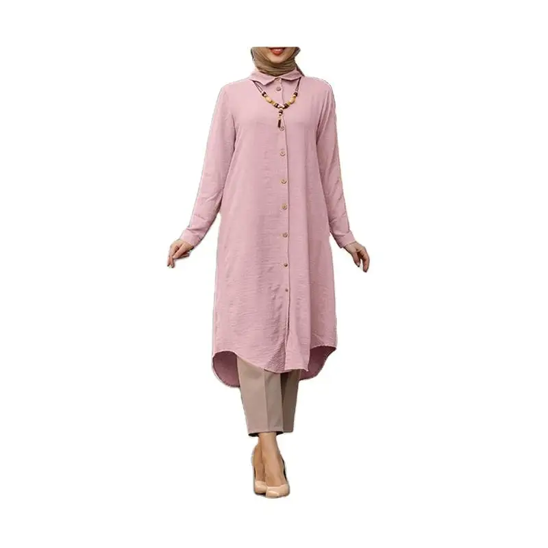 Latest Design Muslim Long Sleeve Tops For Muslim Woman Muslim Women ...
