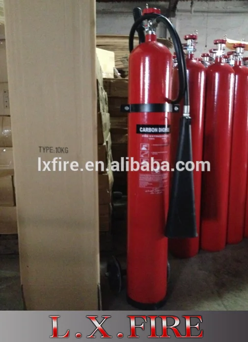 10kg Co2 Trolly Fire Estintor,Fire Stop,En1866-1 Wheeled Co2 Fire ...