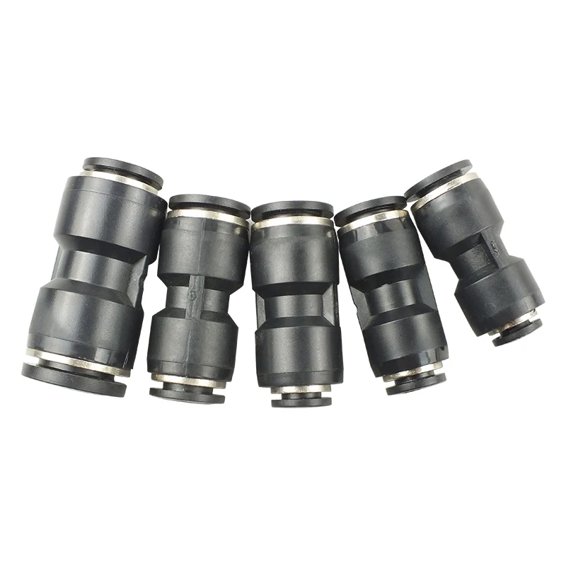Black Tracheal Joint Pneumatic Connector - Variable Diameter