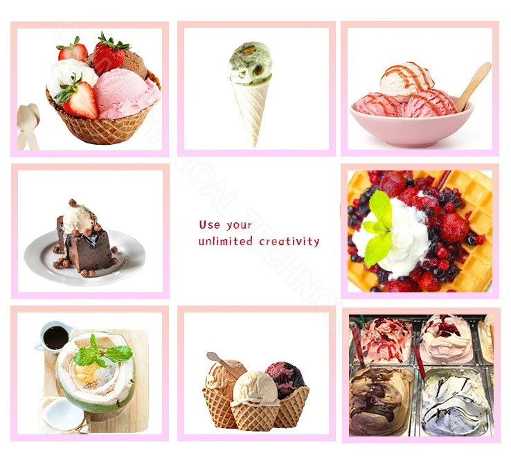 Italian Vertical Display Cabinet Fruit Mixer Sorbet Commercial Gelato ...