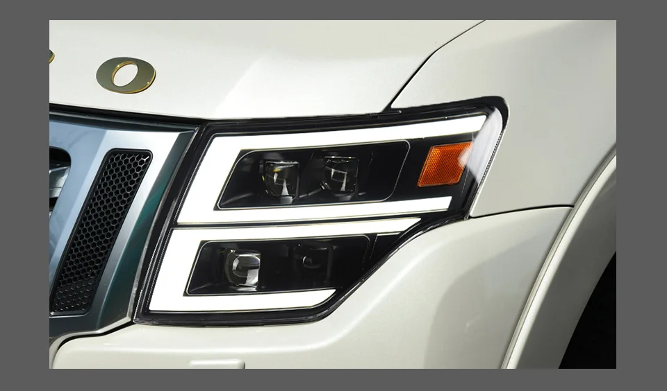 Car Lights For Mitsubishi Pajero Headlight 2006-2018 V97 Head Lamp V87 V93 V95 Led Headlights ...