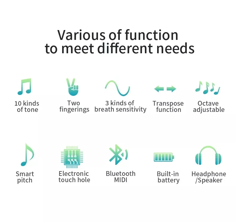 Modern Musical Instruments Digital Wind Instrument Electric Flute Wind ...