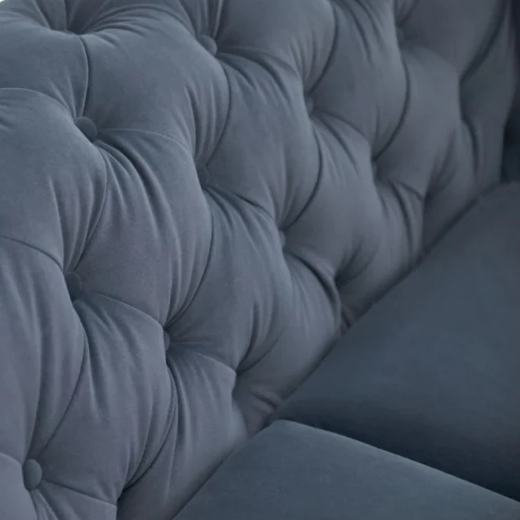 Chesterfield Design Royal Luxury Gold Foot Sofa Set