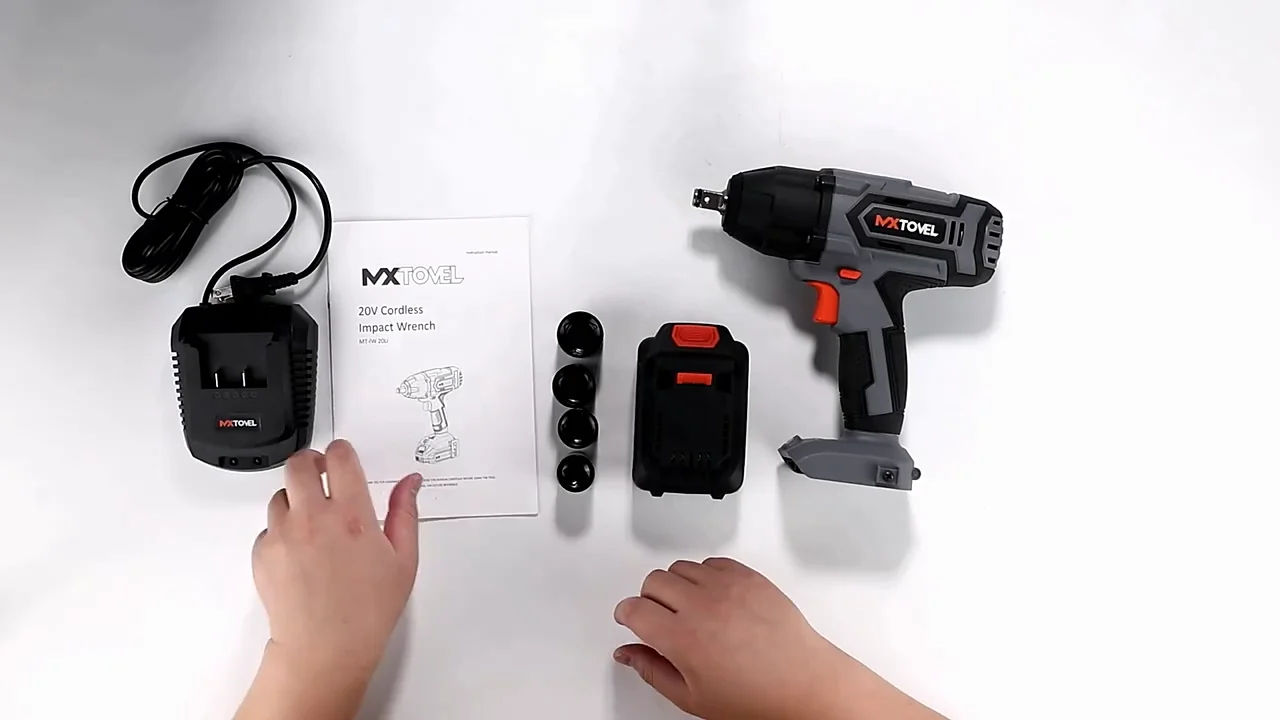 Oem Half Inch Electric 18 Volt 20 Volt Battery Powered Impact Wrench ...