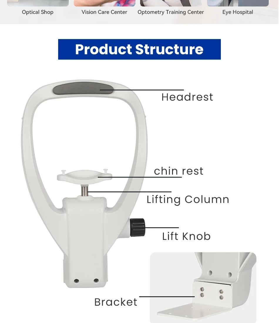 Optometry Equipment Accessories Support Lifting Forehead Support Chin ...