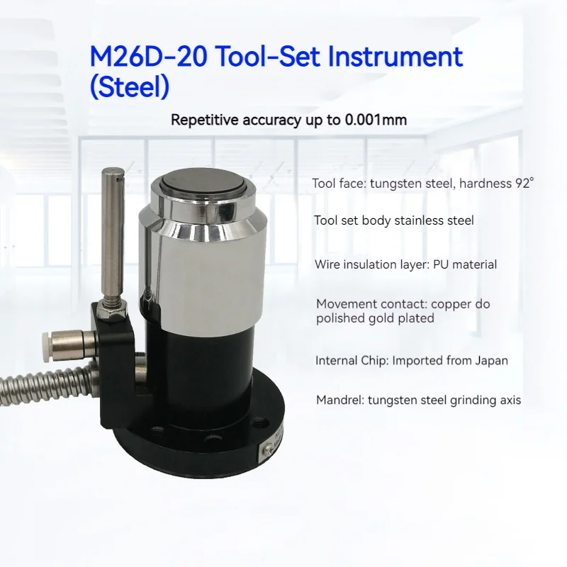 Stainless Steel Cnc Tool Setter High Precision Automatic Tool Setting Gauge Auto Check ...