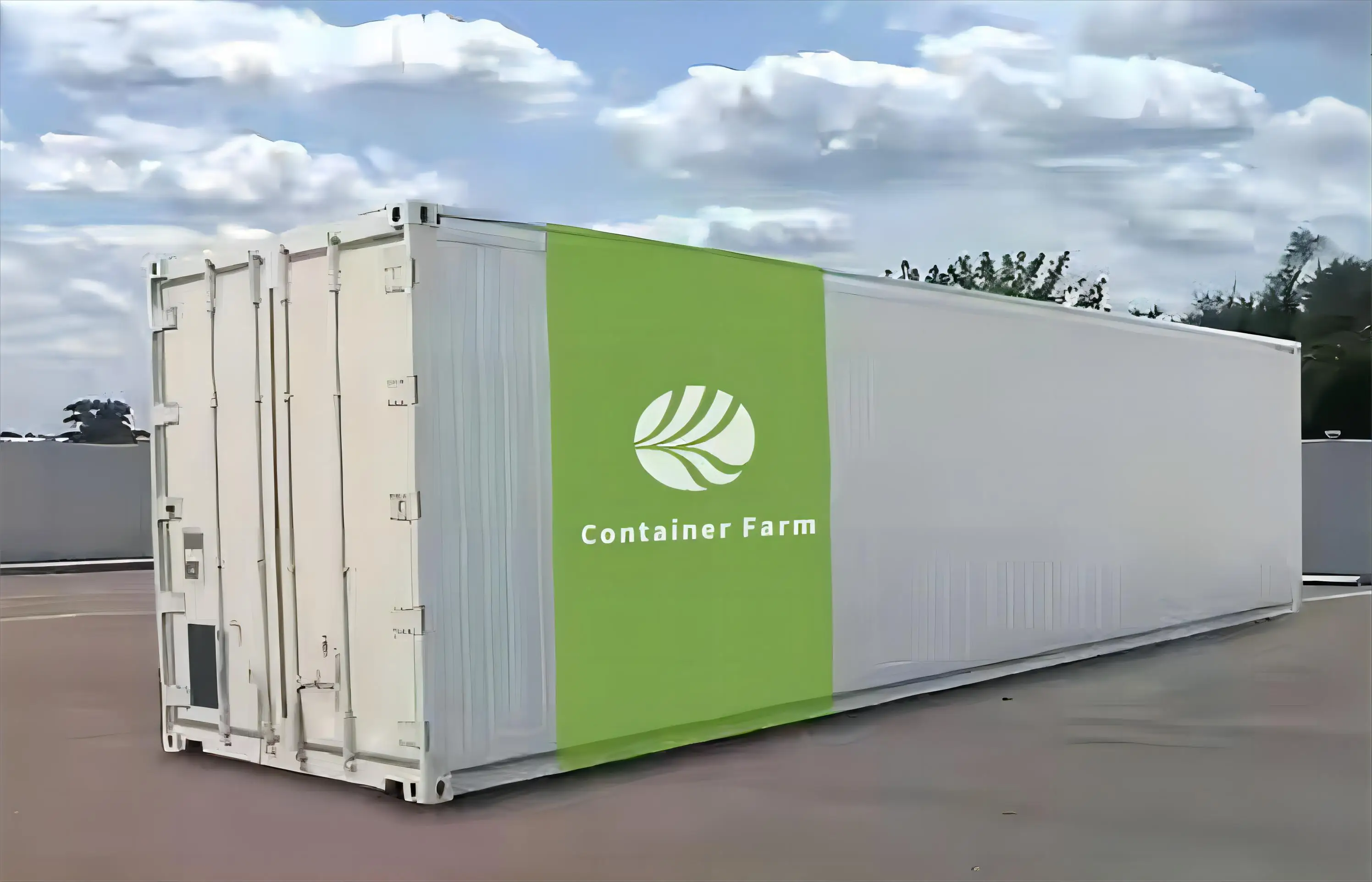 Smart Farm Growing - 40ft Shipping Container Hydroponic Greenhouse