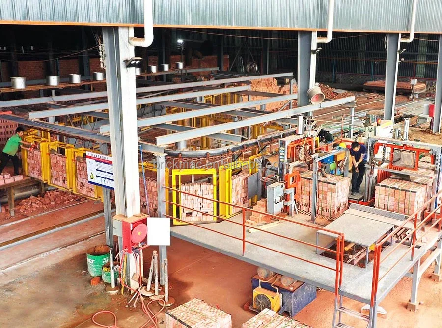 Fully Semi-auto Robot Arm Manipulator Stacker Clay Bricks Automatic ...