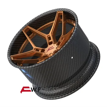 Deep Concave 19 20 21 22 23 24 Inch 2-piece Forged Wheels 5x112 5x120 ...