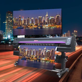 Flex Printing Machine Large Format Plotter 1.8m 6 Feet Flex Banner ...