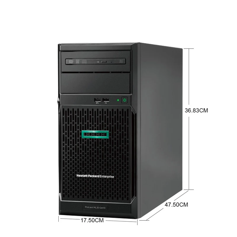 HPE Proliant ML30 Gen10 Intel Xeon E2314 16G RAM 512G SSD 2*1T HDD hp Server Computer Tower ...