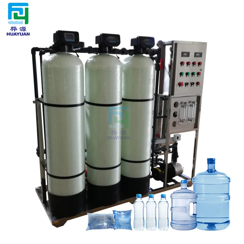 Factory Water Treatment Machinery 500/1000/1500/2000 Lph Ro Reverse ...
