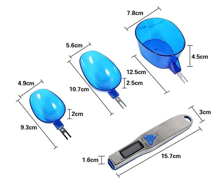 Wholesale Plastic Electric Kitchen Scale Measuring Spoon With Weighing ...