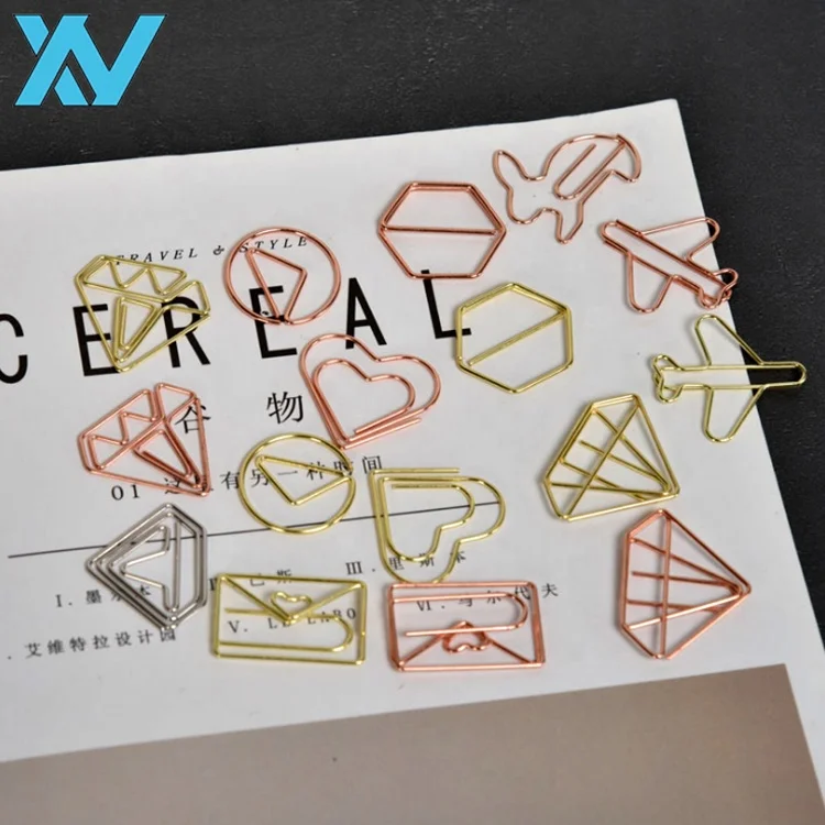 Promotional Special Novelty Colorful Assorted Shapes Paper Clips ...