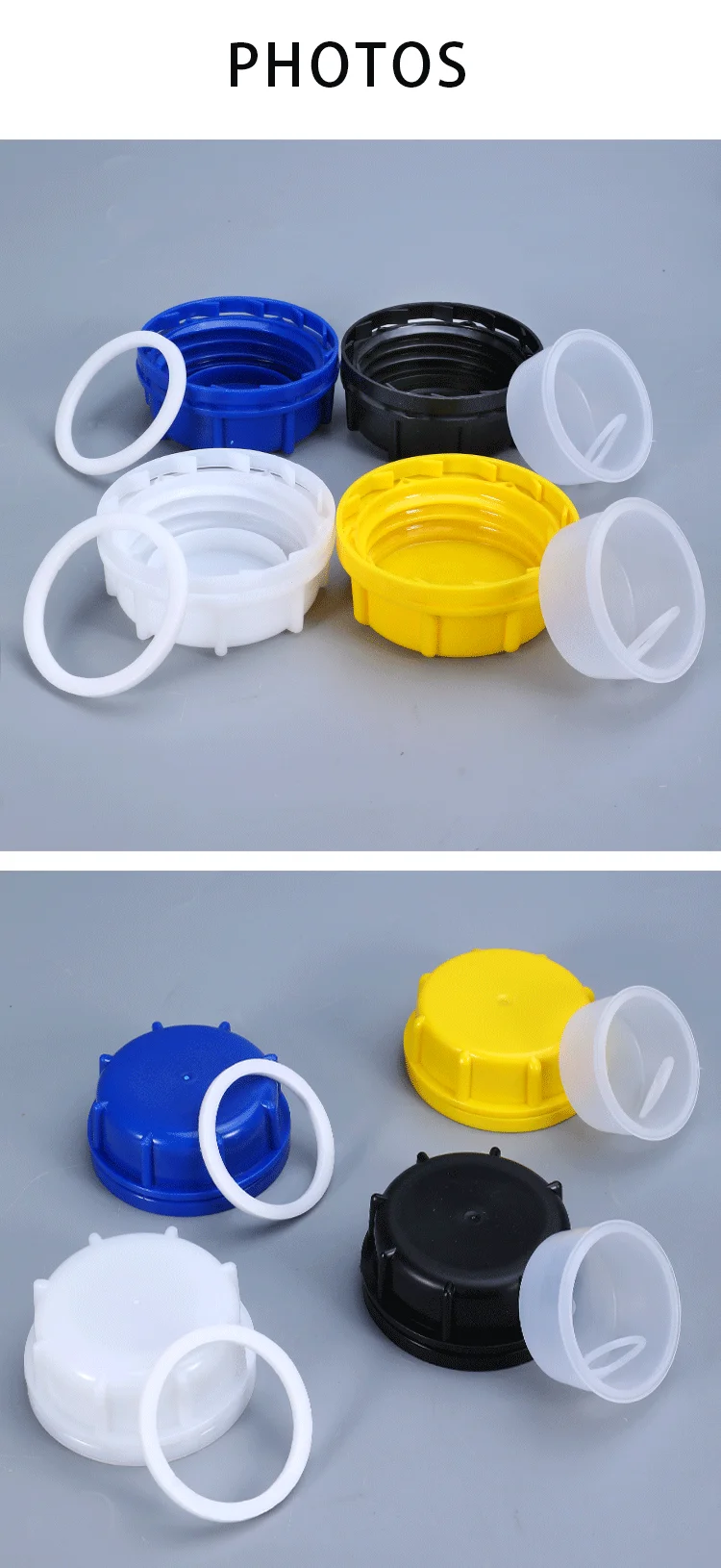 Wholesale Plastic Cap 53mm Blue Screw Cover Lid for 10L Jerry Can