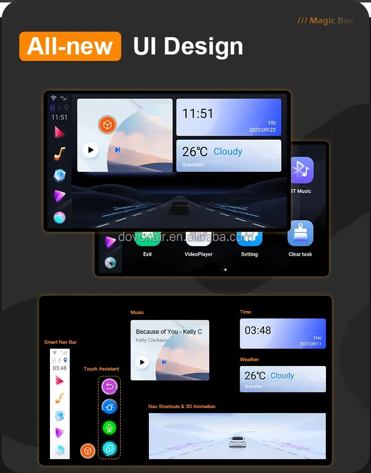 CarPlay Box 8 128 Car Android Box Android 13 System Magic Smartbox ...