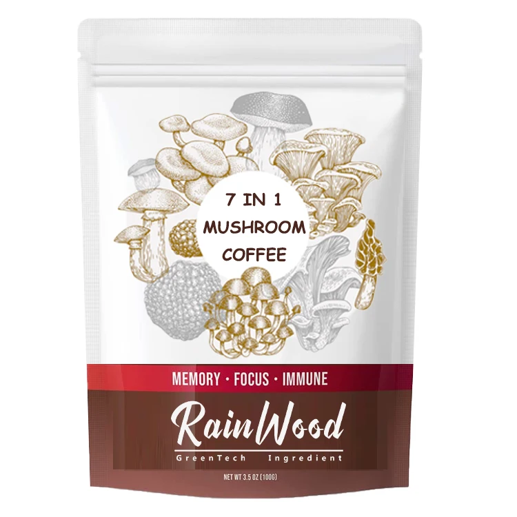 Private Label Mushroom Coffee Powder Mushroom Blend Powder Mix Mushroom ...