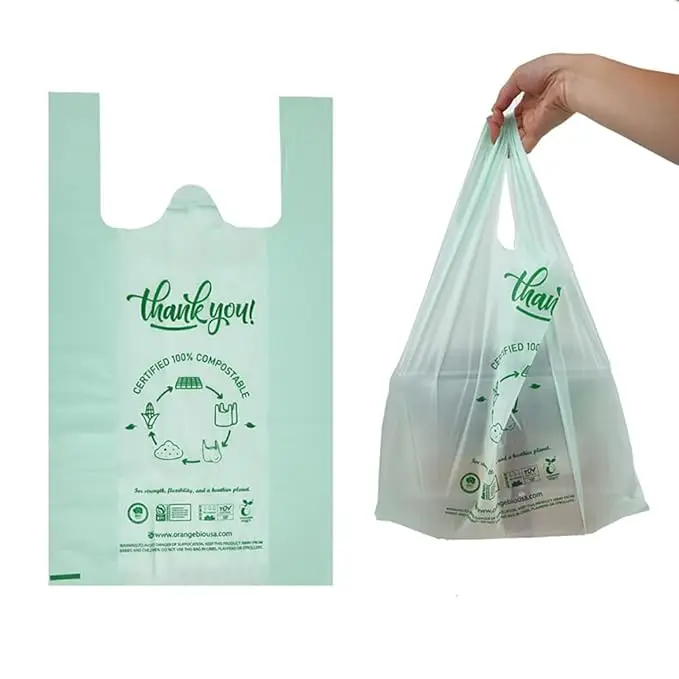 Plastic Bags Supermarket Logo & Custom Logo Supermarket Bags